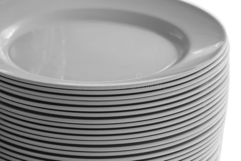 Stack of dishes stock photo. Image of equipment, home - 24174468