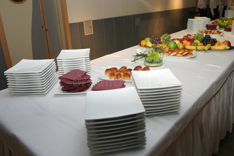 The stack of dishes stock image. Image of hotel, glassware - 49691251