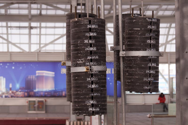 Disk and Weights Demonstrating the Principle of the Lever and Moment ...