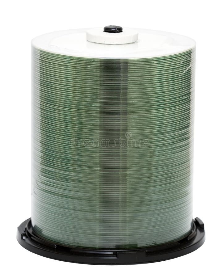Stack of disks isolated stock image. Image of record, gigabytes - 4642261