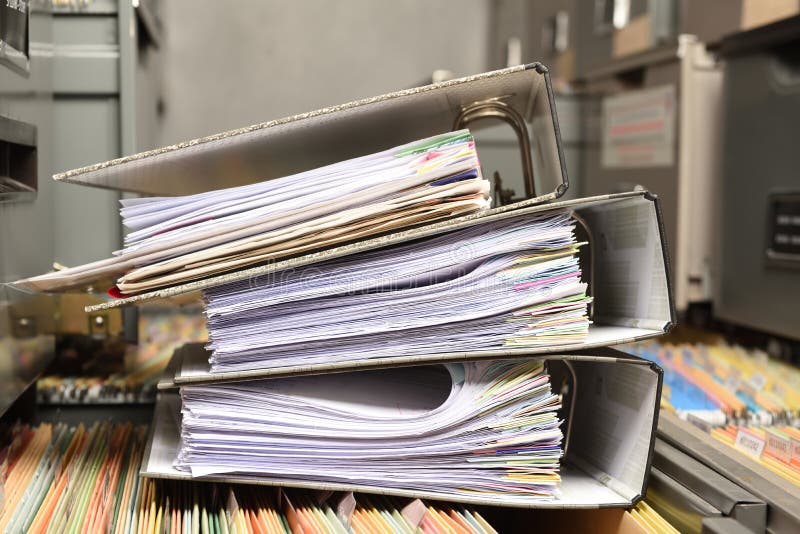 Stack Document file stock photo. Image of folder, management - 113015694