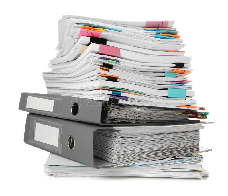 Stack of Documents on Background Stock Photo - Image of pile, corporate ...