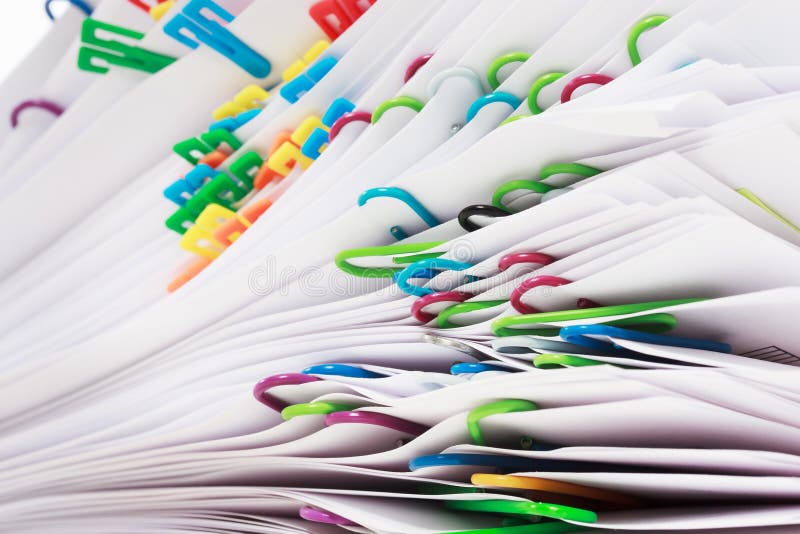 Stack of documents stock image. Image of office, work - 8634005