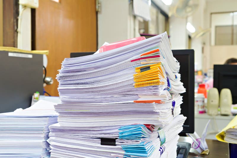 Stack of Documents stock image. Image of archive, memo - 69697273