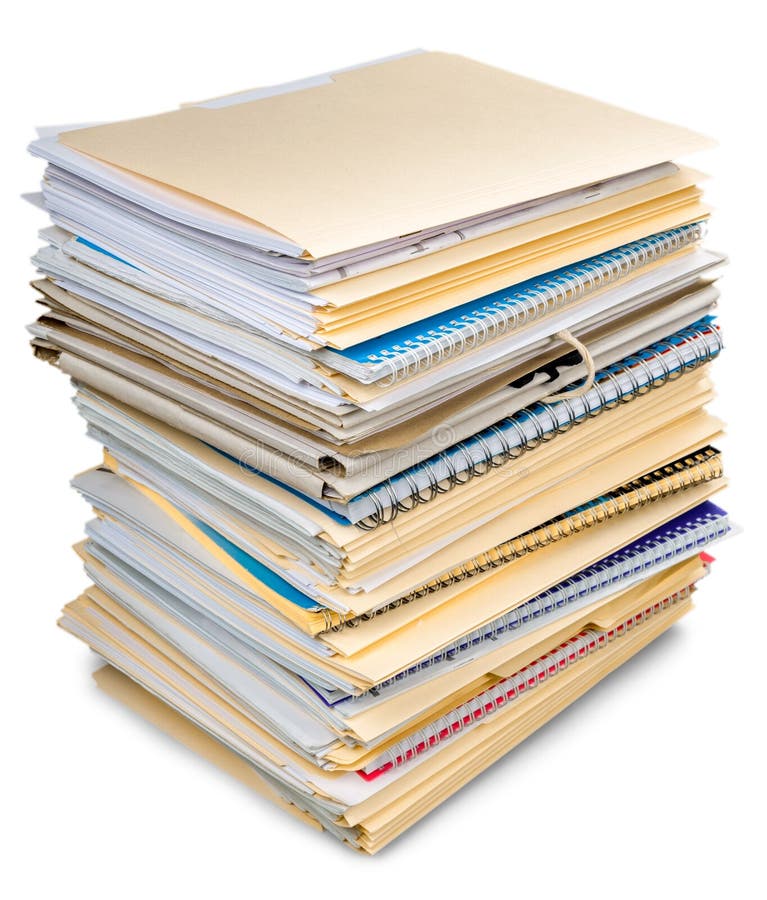 Stack of documents stock image. Image of office, work - 8634005 Stack of documents stock image. Image of office, work - 8634005