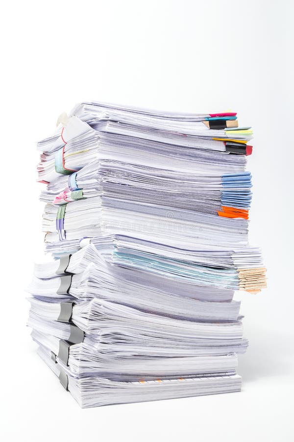 Stack of Documents stock image. Image of message, collection - 92198055