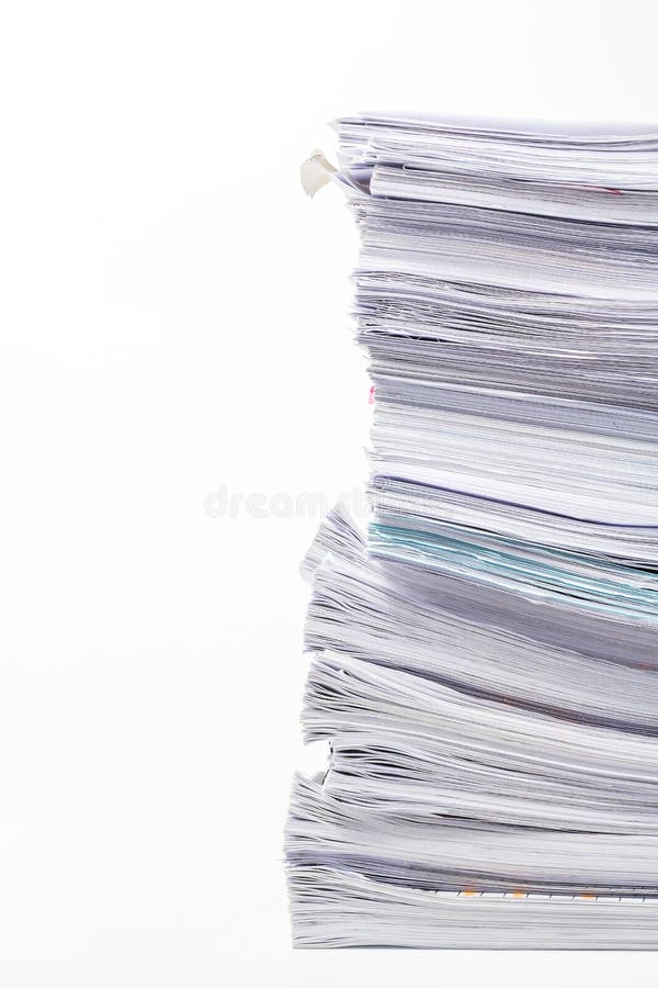 Stack of Documents stock photo. Image of collection, copy - 92198086