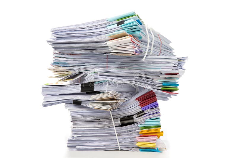 A lot of stack document stock photo. Image of break, media - 56391704