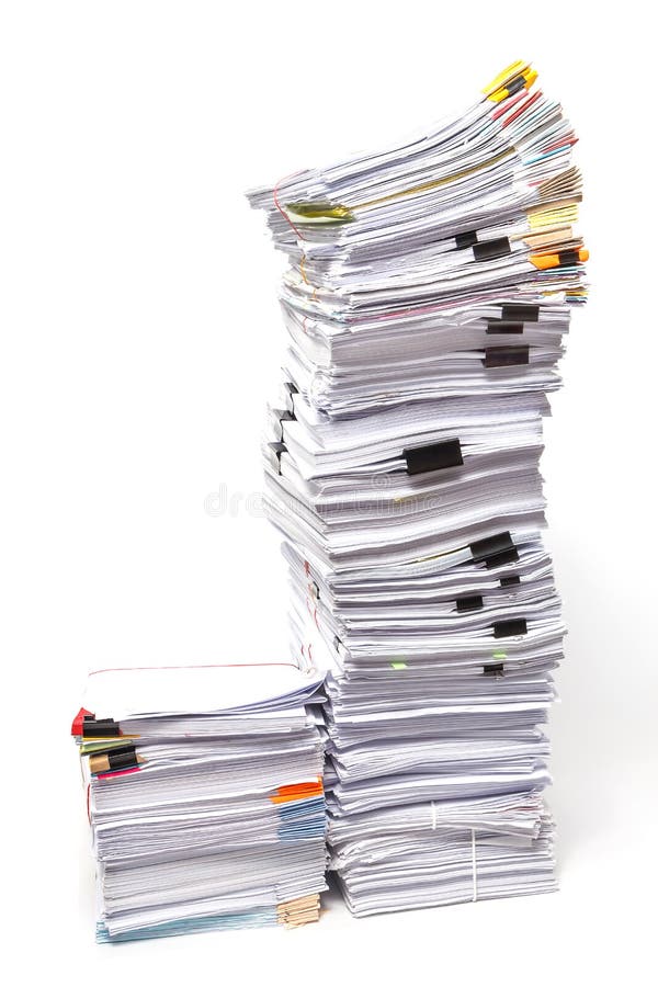 Stack of Documents stock image. Image of close, sheet - 78156259