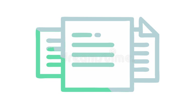 Stack of Documents or Papers Icon, Vector Design Generative AI Stock ...
