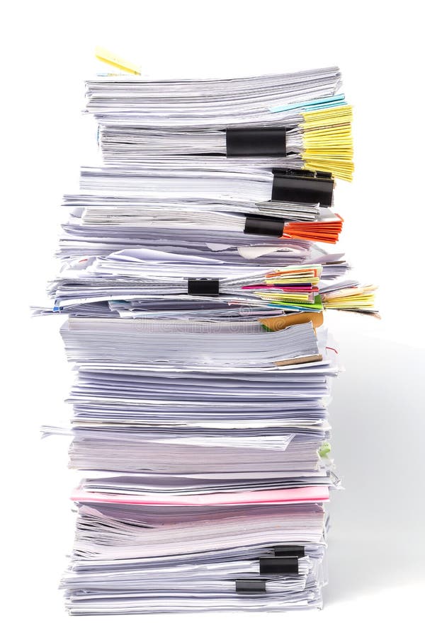 Stack of Documents stock image. Image of close, sheet - 78156259