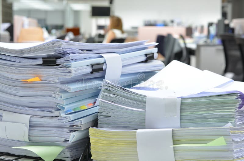 Stack of Documents stock photo. Image of documentation - 2997752