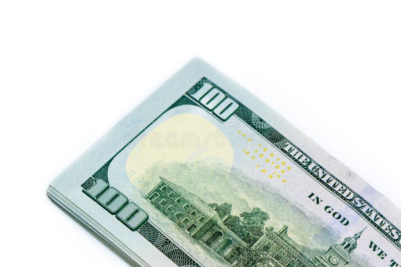 Scrolled Stack of Dollar Bills 1 Stock Photo - Image of money, american ...