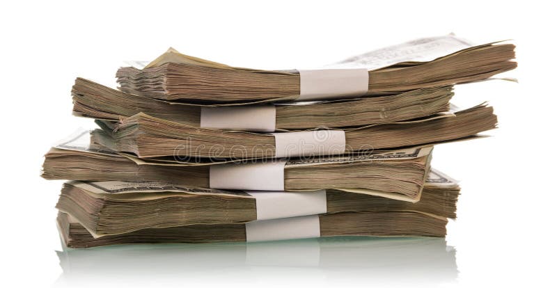 Stack of dollar bills stock photo. Image of currency - 54622964