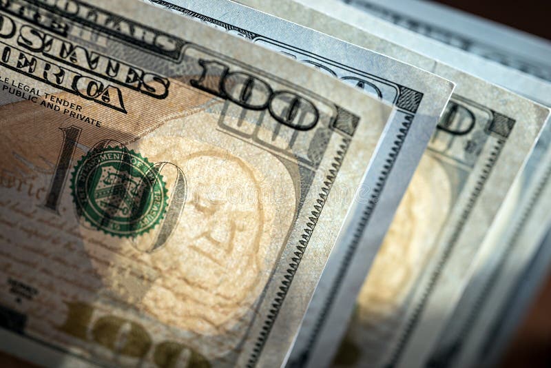 Stack of dollar stock image. Image of focus, abundance - 69705887