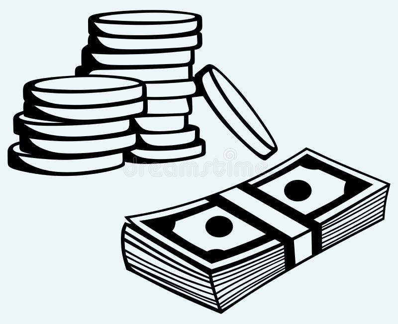 How To Draw A Stack Of Money