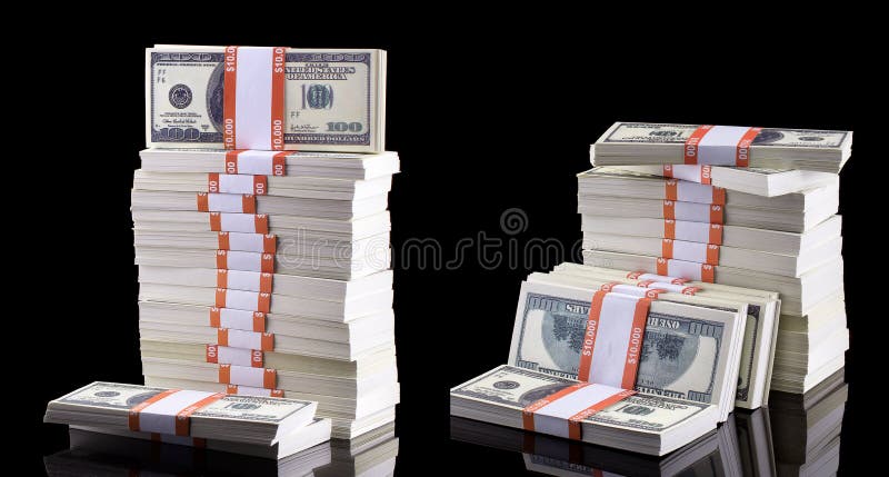 Stack of dollars stock image. Image of heap, investment - 39301409