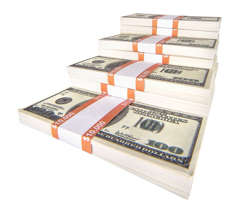 Stack of dollars stock image. Image of loan, american - 39301497