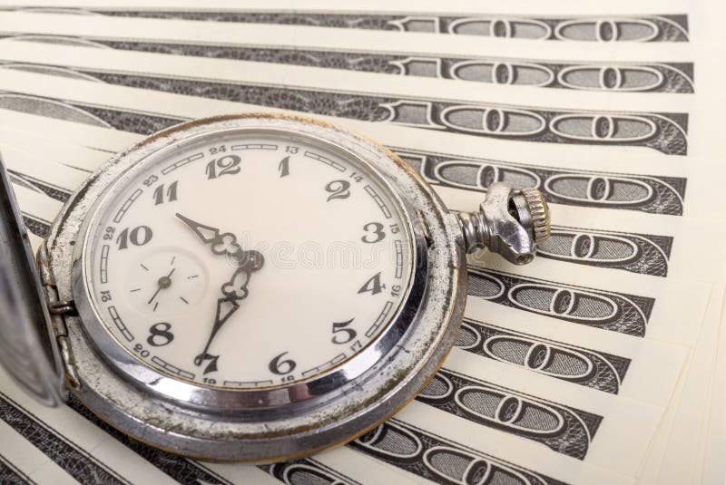Pocket Watch Stack Dollars Stock Photos - Free & Royalty-Free Stock ...