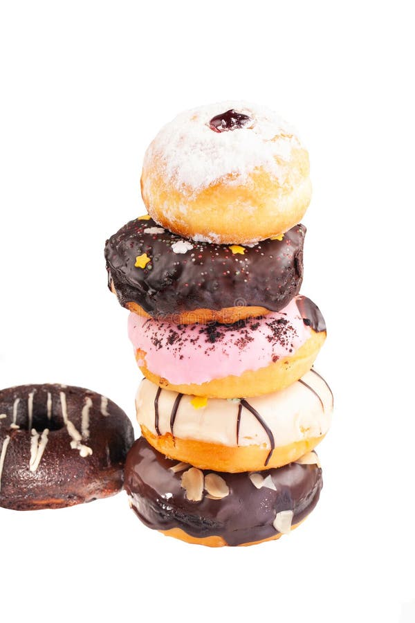 Stack of donut stock photo. Image of sugarcoated, pastry - 360561404