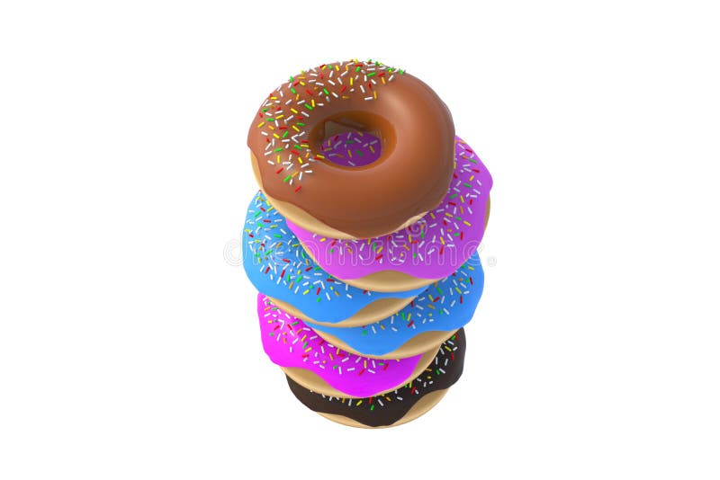 Doughnut Stack Stock Illustrations – 484 Doughnut Stack Stock ...