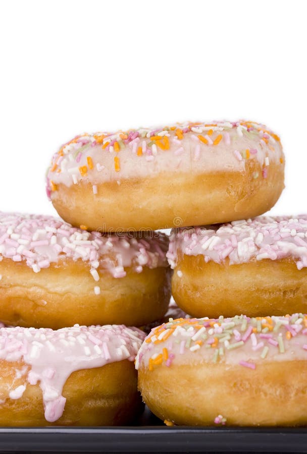 Stack of Dough Nuts Close Up Stock Image - Image of snack, cheating ...