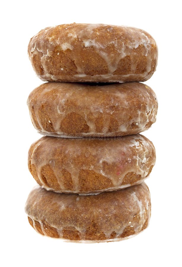 Stacked Donuts stock image. Image of coating, white, dessert - 26881835