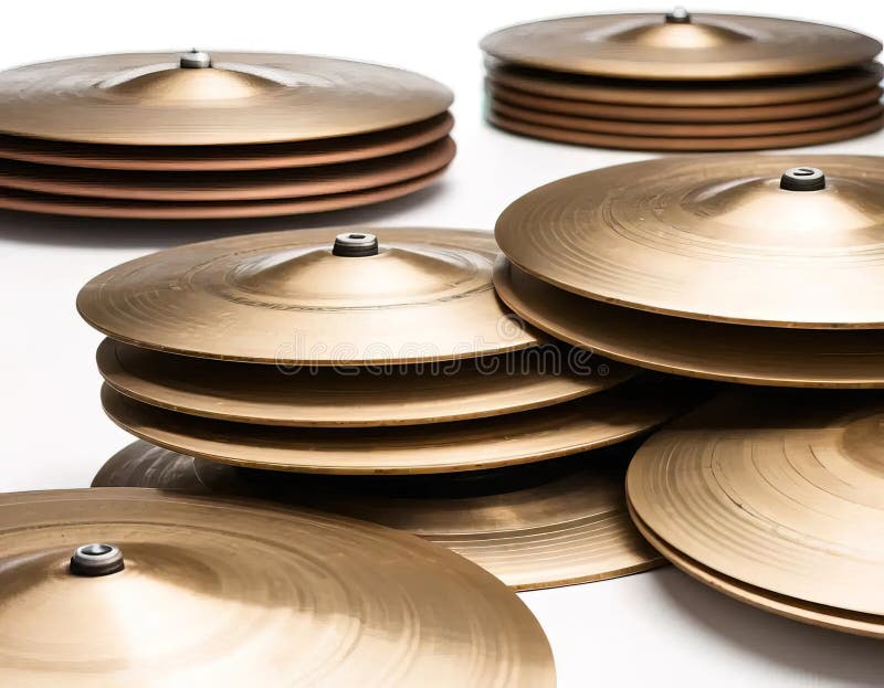 A Stack of Drums with a Variety of Sizes and Colors Ai Generated Stock ...