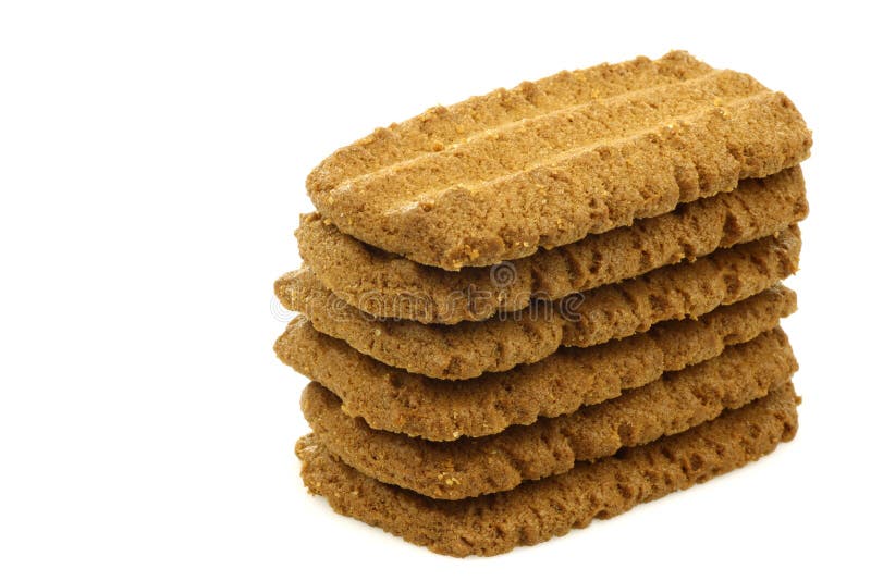 Stack Of Dutch Cookies Called Bastogne Koek Stock Photos - Image: 16104053