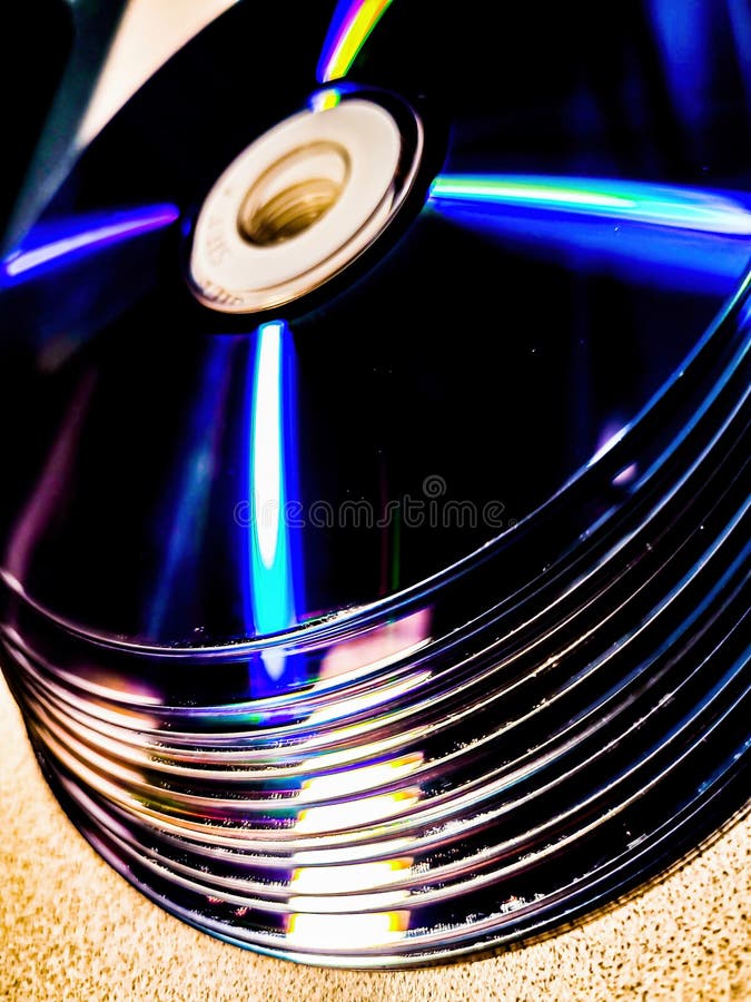 Stack of DVD s stock image. Image of folding, drive - 271812711