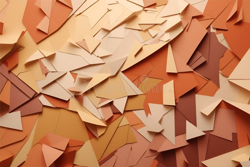 A Stack of Earth Tone Paper. the Papers are in Different Sizes and ...