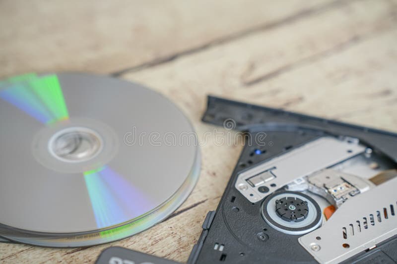 Stack of Empty Blu Ray Disks with Writter Stock Image - Image of ...