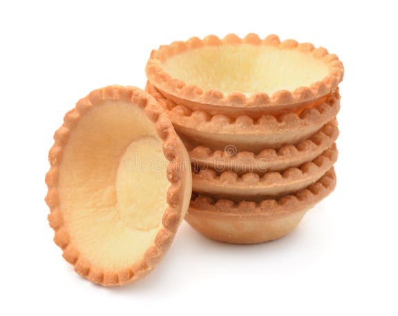 Stack of empty tart shells stock image. Image of baked - 84742667