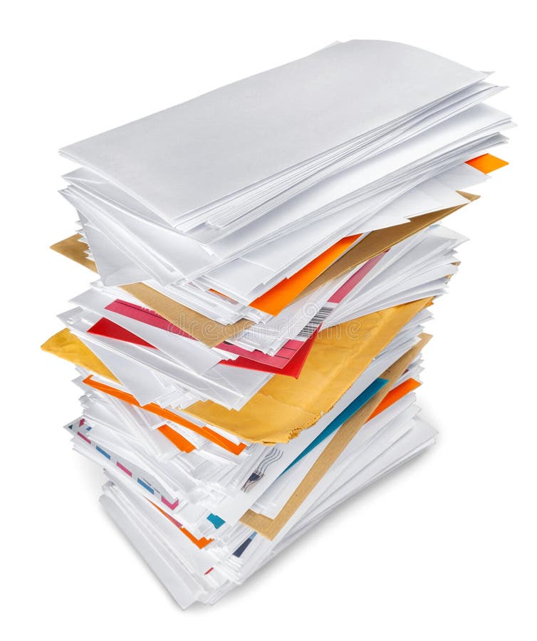Stack of Envelopes stock photo. Image of heap, stack - 113563448