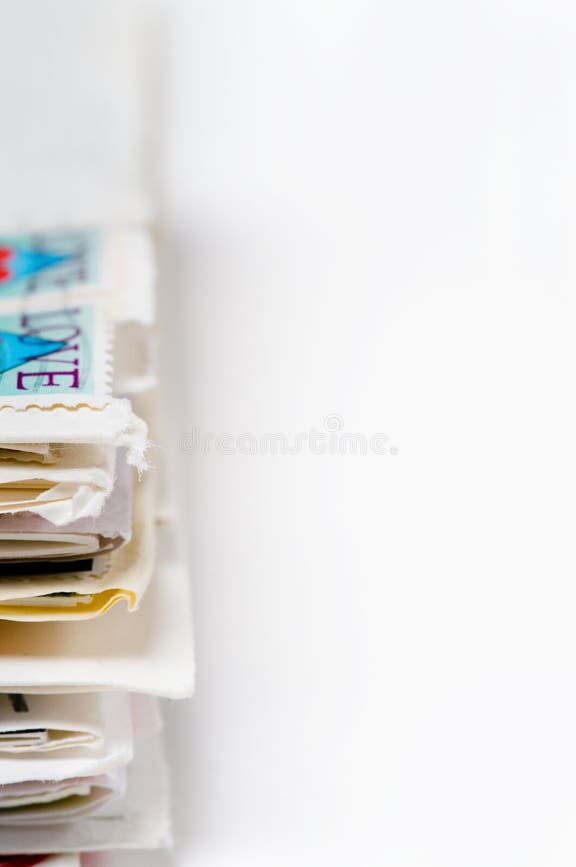 A Stack of Envelopes and Letters Stock Photo - Image of communication ...
