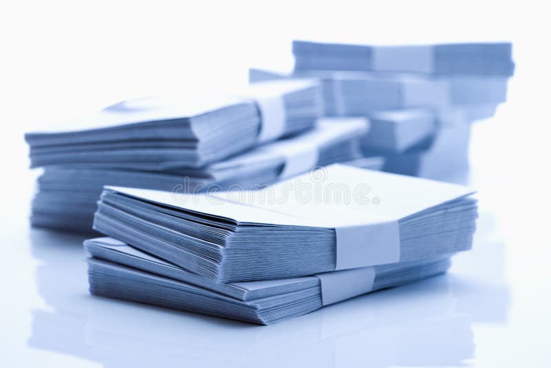 Stack of envelopes stock image. Image of mail, manilla - 1649435