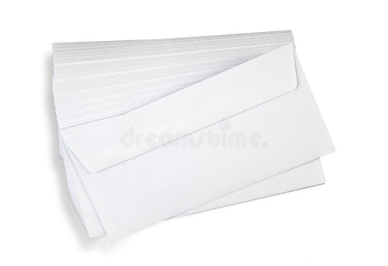 Stack of envelopes. stock image. Image of post, card - 51636631
