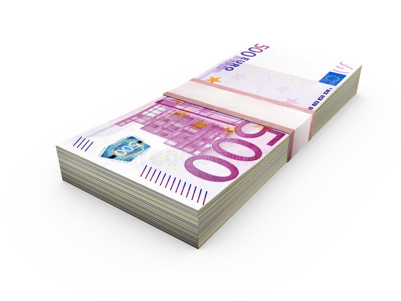 Stack of Euro Bills stock image. Image of heap, banknote - 31773261