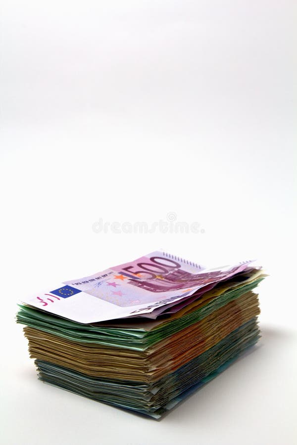 Stack of euro money stock image. Image of economics, success - 37030913