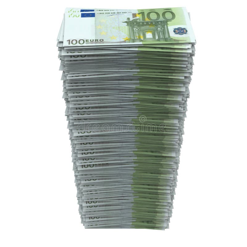 Stack of european currency stock image. Image of economics - 30406993
