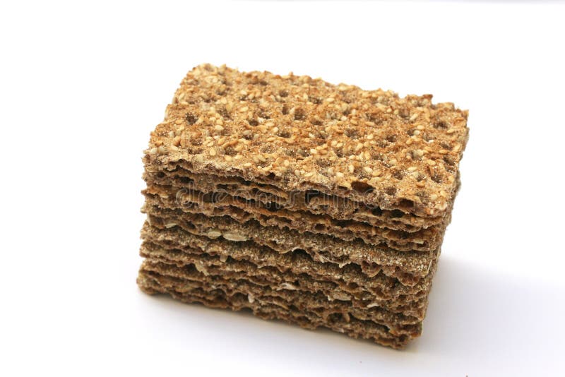 Stack of fibre crackers stock photo. Image of fibre, seeds - 10188626
