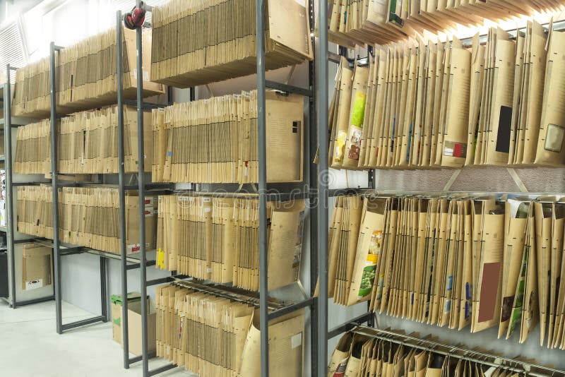 Stack of file folders stock image. Image of heap, file - 64017235