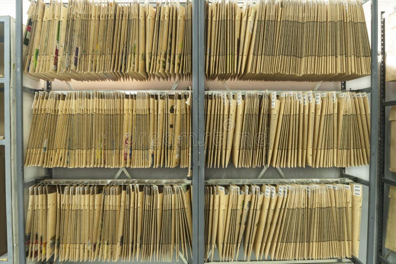 Stack of file folders stock image. Image of room, manila - 64017571