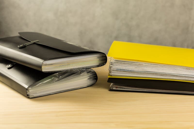 Stack of file folders stock photo. Image of white, data - 57700104