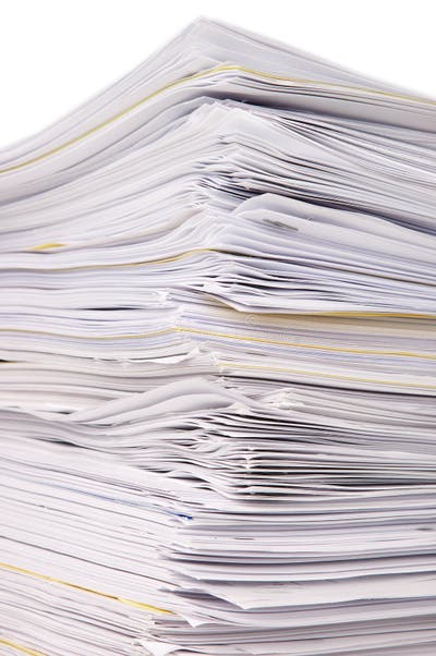 Stack of files stock image. Image of work, records, stack - 2739825