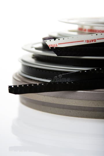 Stack of film reels stock photo. Image of stack, industry - 11158952