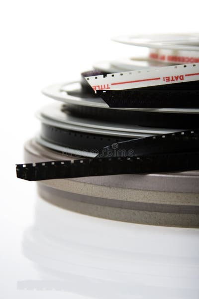 Stack of film reels stock photo. Image of stack, industry - 11158952