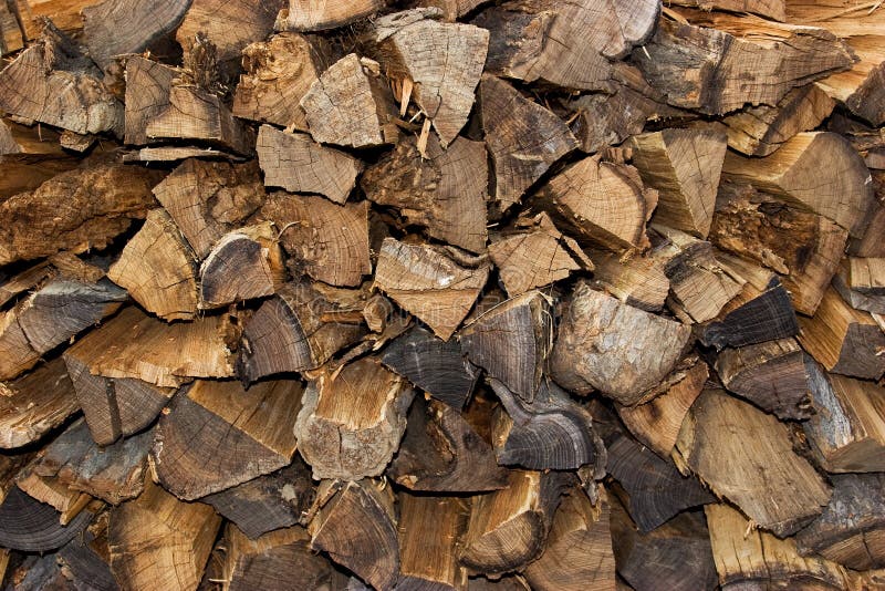 Stack Fire Wood stock photo. Image of rural, heap, biomass - 18870222