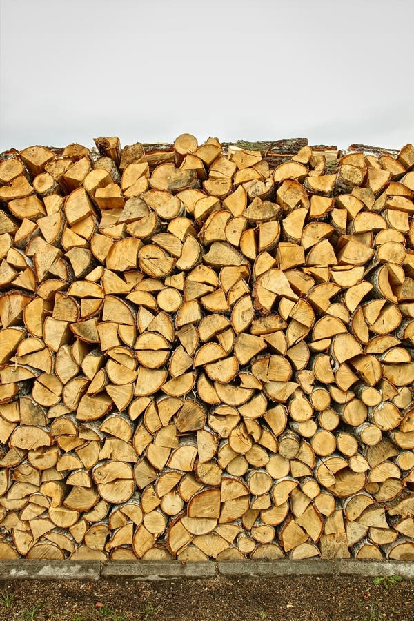Stack of fire wood stock image. Image of chopped, warm - 21055661