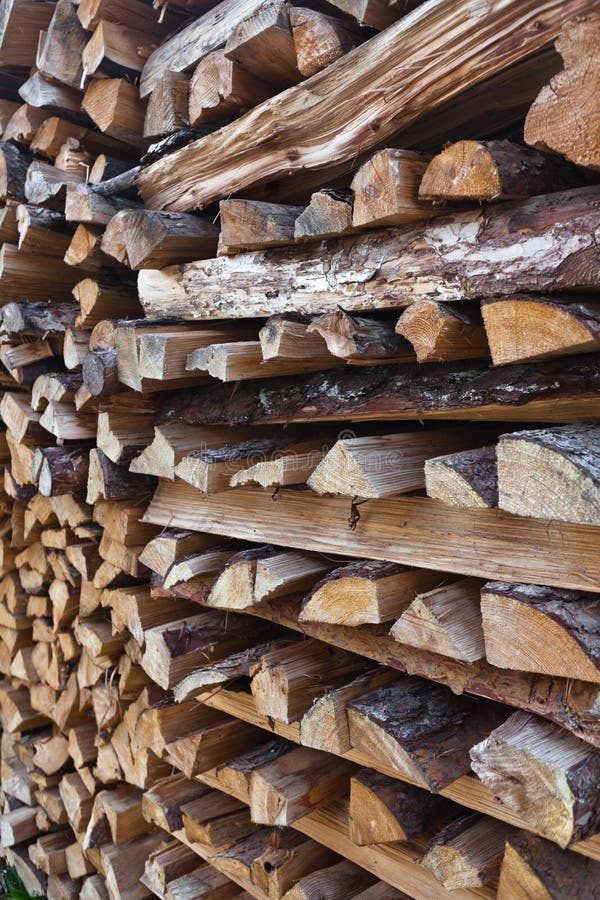 Stack of firewood stock photo. Image of nature, rural - 43420616